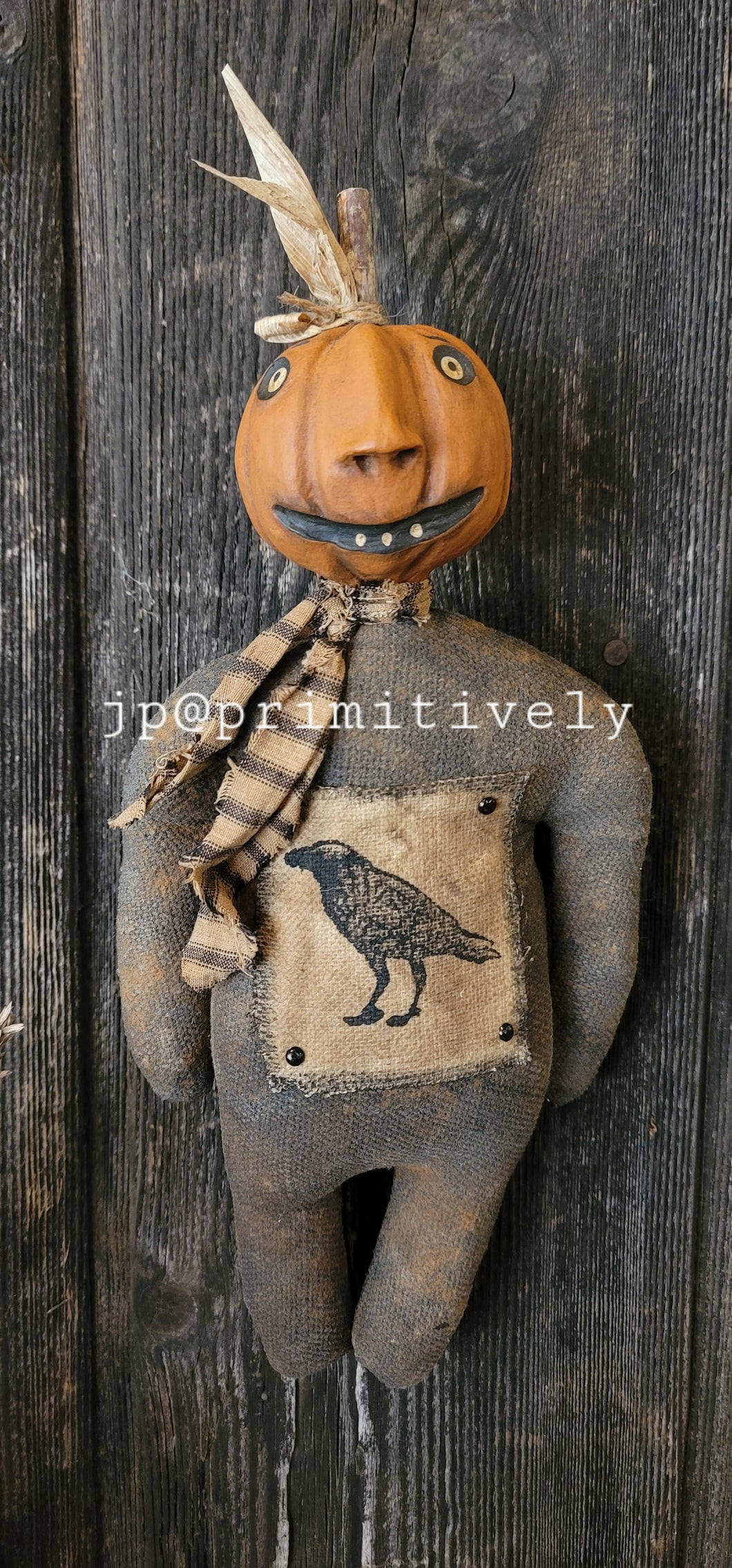 Clay pumpkin hanger #1 – Primitively